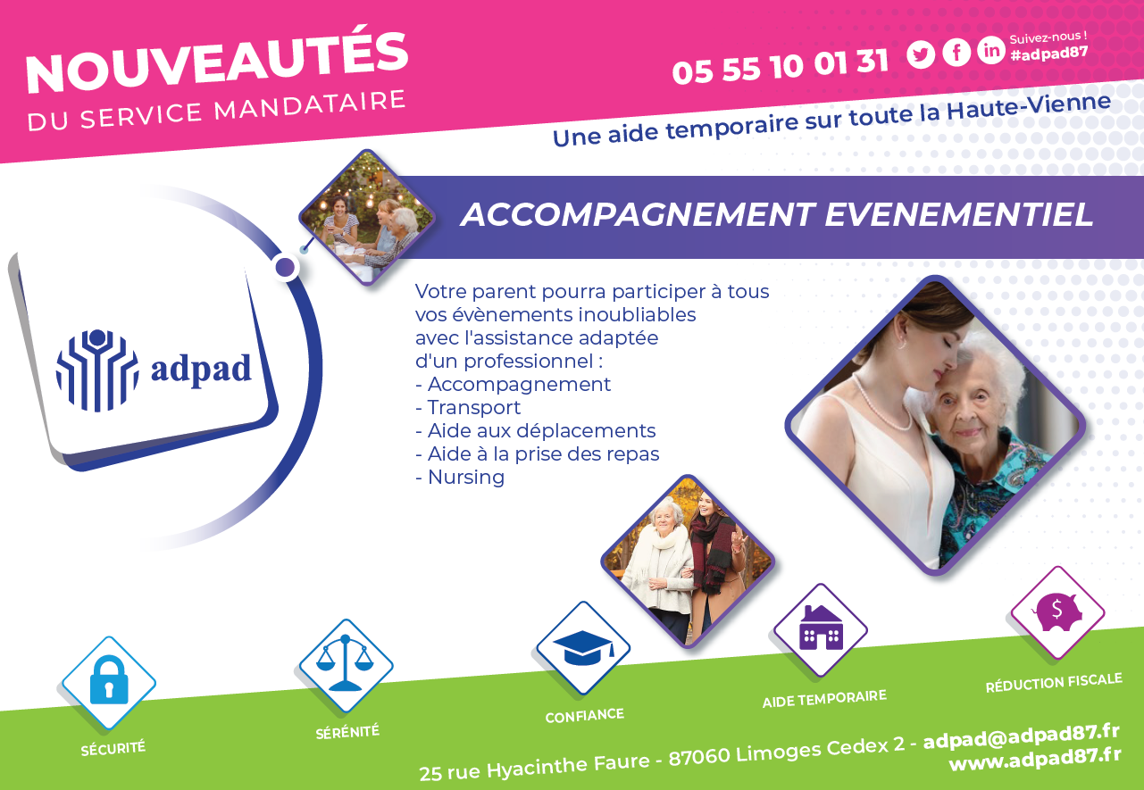 adpad Limoges - Association D’aide aux Personnes A Domicile 87