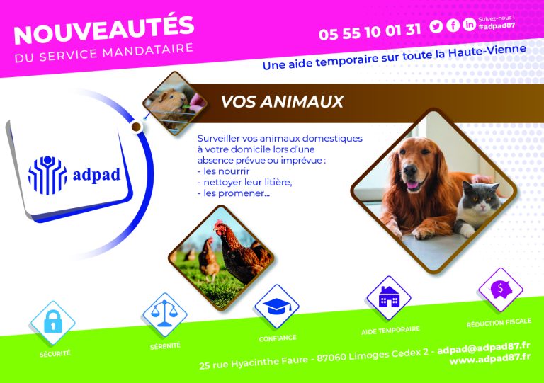 Surveillance animaux de compagnie - adpad